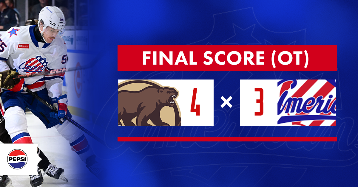 LATE RALLY SENDS BEARS PAST AMERKS IN OVERTIME | Rochester Americans