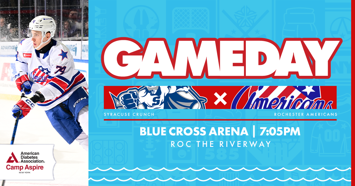 GAME PREVIEW: AMERKS HOST CRUNCH TO CLOSE OUT JANUARY | Rochester Americans