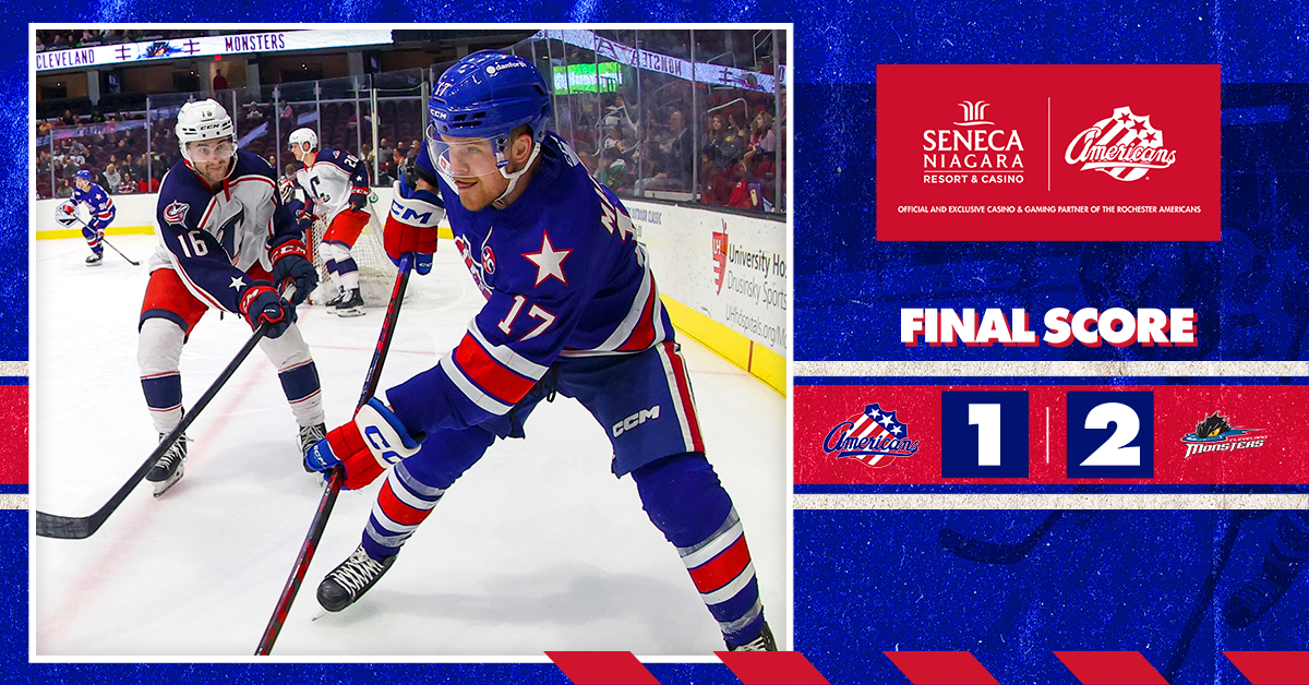 AMERKS COME UP SHORT IN CLEVELAND | Rochester Americans