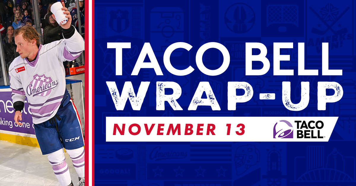 TACO BELL WRAP-UP: AMERKS SPLIT PAIR WITH COMETS | Rochester Americans