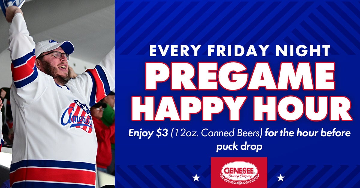 Pregame Happy Hour | Rochester Americans