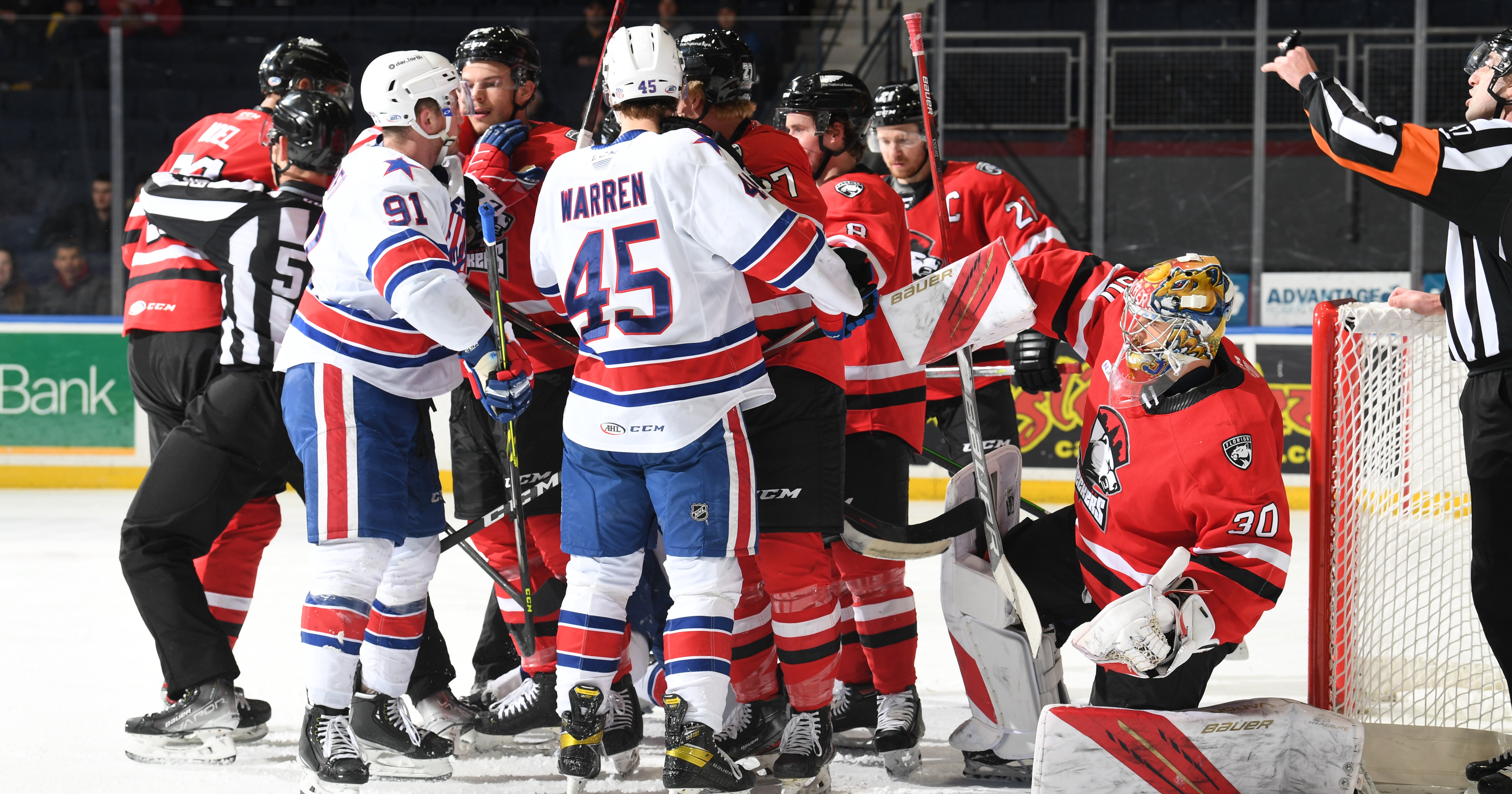 AMERKS FALL IN REMATCH WITH CHECKERS | Rochester Americans