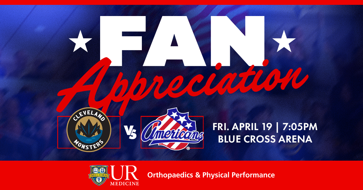 PLAYOFF BOUND AMERKS HOST CLEVELAND FRIDAY ON FAN APPRECIATION NIGHT ...