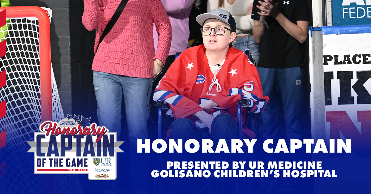 Honorary Captain of The Game | Rochester Americans