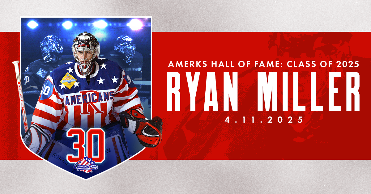 RYAN MILLER TO JOIN AMERKS HALL OF FAME | Rochester Americans